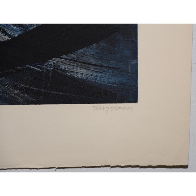 Terry Haas (Czechoslovakia, B.1923) "Interspatial" Etching W/ Aquatint ...