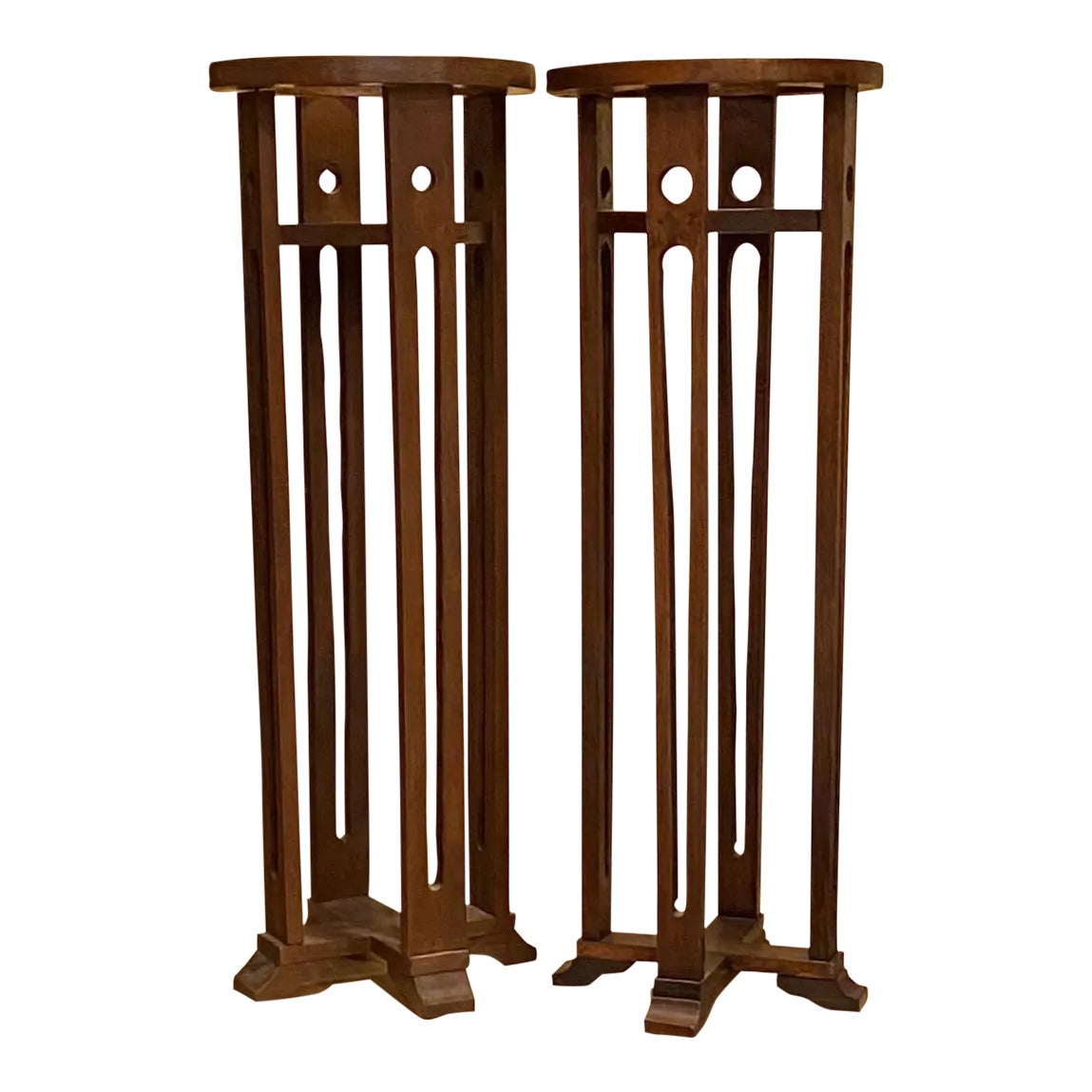 1990s Craftsman Pant Stands - Set of 2 | Chairish