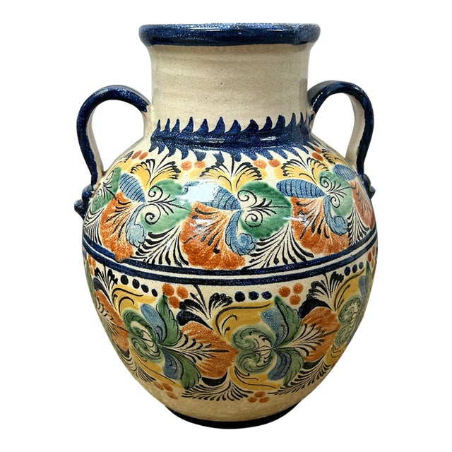 1990s Mexican Pottery Vase | Chairish