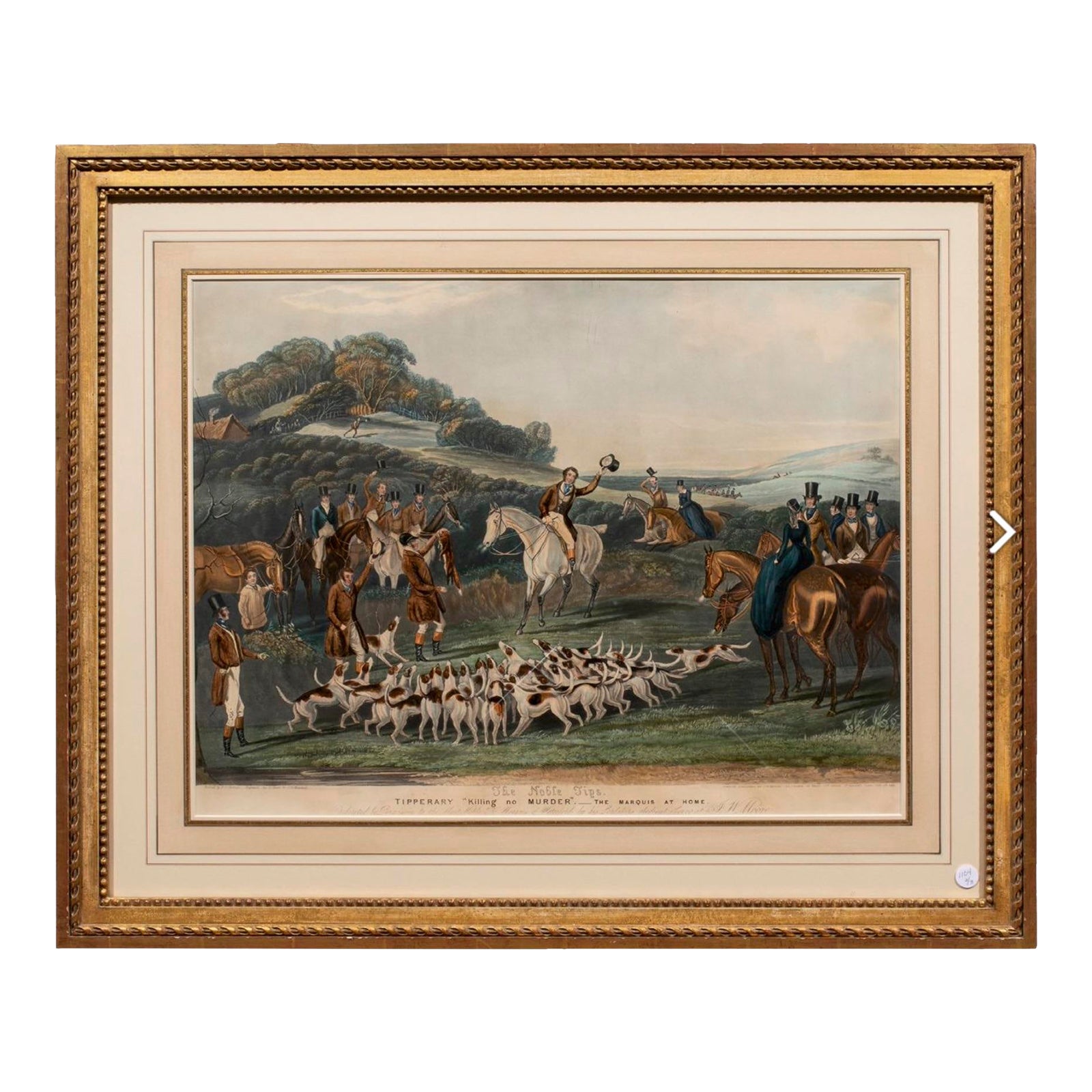 Mid 19th Century After Francis Calcraft Turner “The Noble Tips” Fox ...