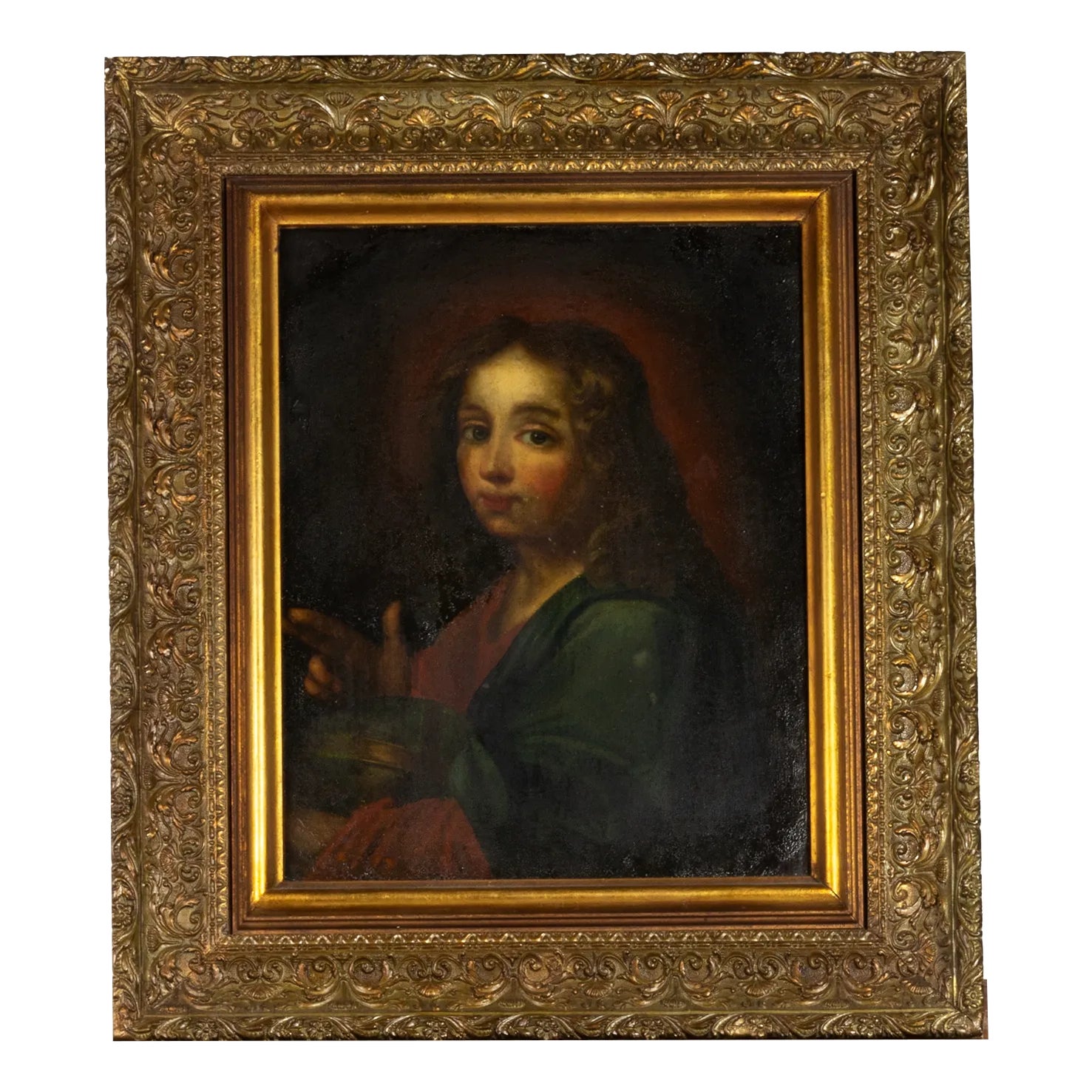 Baroque Artist, Christ Salvator Mundi, 17th Century, Oil on Copper ...