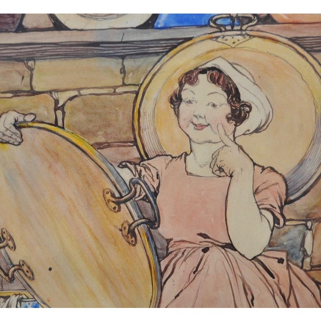 Hope Dunlap Original Illustration c.1910 | Chairish