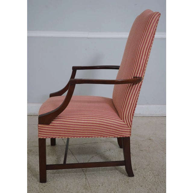 Hickory Chair Upholstered High Back Lolling Chair | Chairish