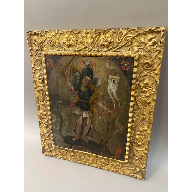 17th Century Spanish Colonial Peruvian Painting | Chairish