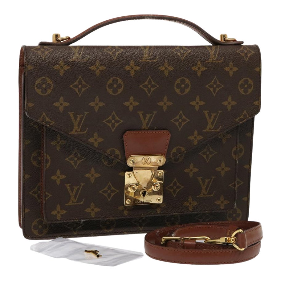 Louis Vuitton Monogram Monceau 28 Hand Bag 2Way M51185 Lv Auth 75725 ...
