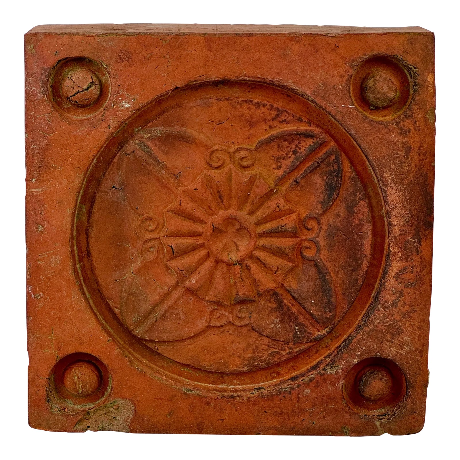 Early 20th Century Architectural Salvage Terra Cotta Large Exterior ...