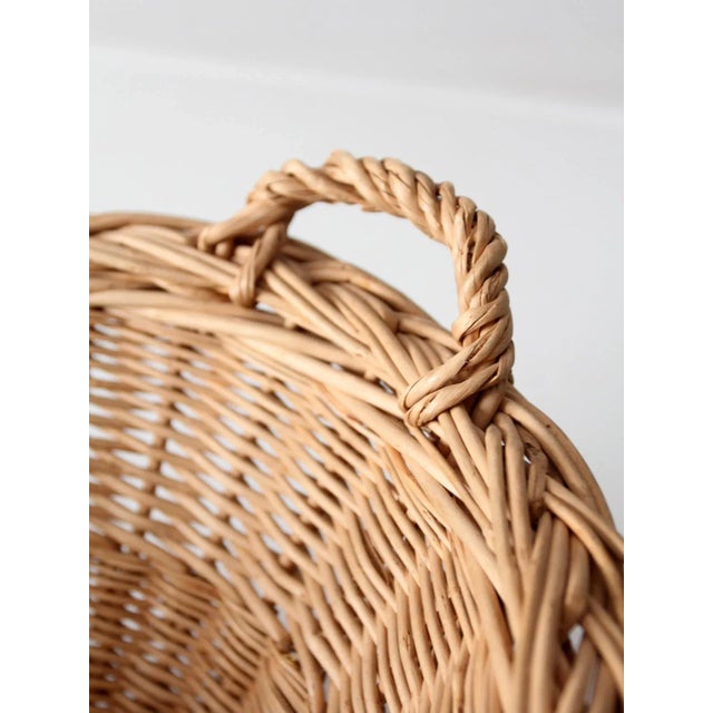 Vintage Wicker Basket | Chairish