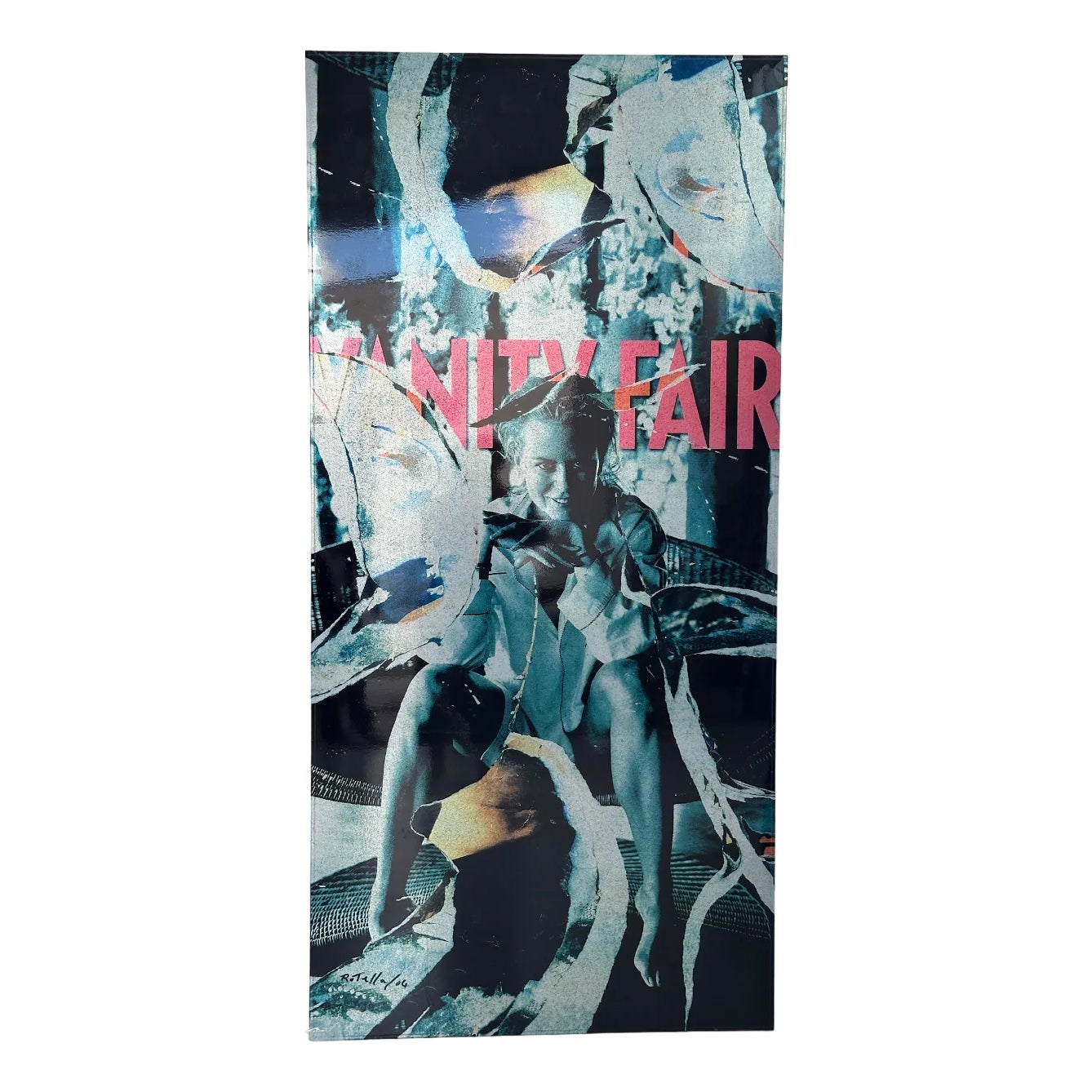 Vanity Fair Panel by Mimmo Rotella & Zero Design, 1990s | Chairish