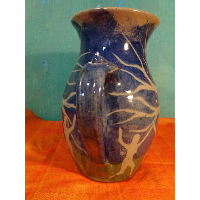 1990s Naked Ladies Dancing in Moonlight Pitcher, Signed | Chairish