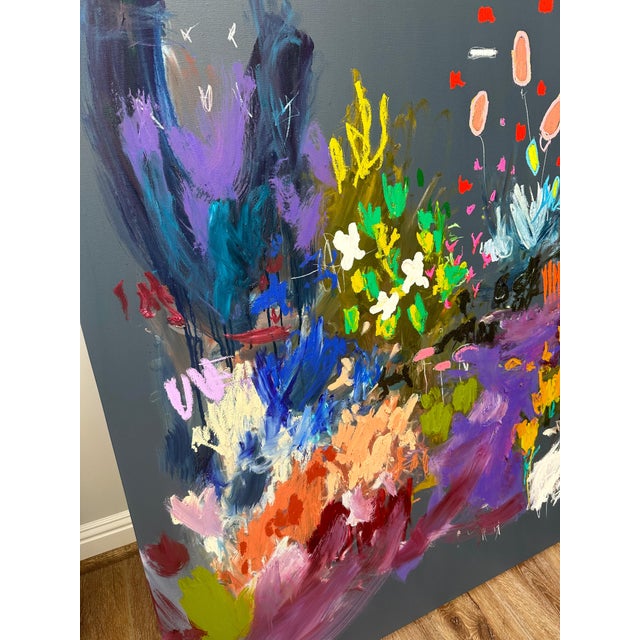 AK Hardeman Contemporary Abstract Expressionism Painting "Fond Memories ...