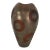 Amber Studio Art Glass Vase With Patinated Surface and Circles by Aaron ...