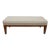 Ethan Allen Scandinavian Modern Upholstered Bench | Chairish
