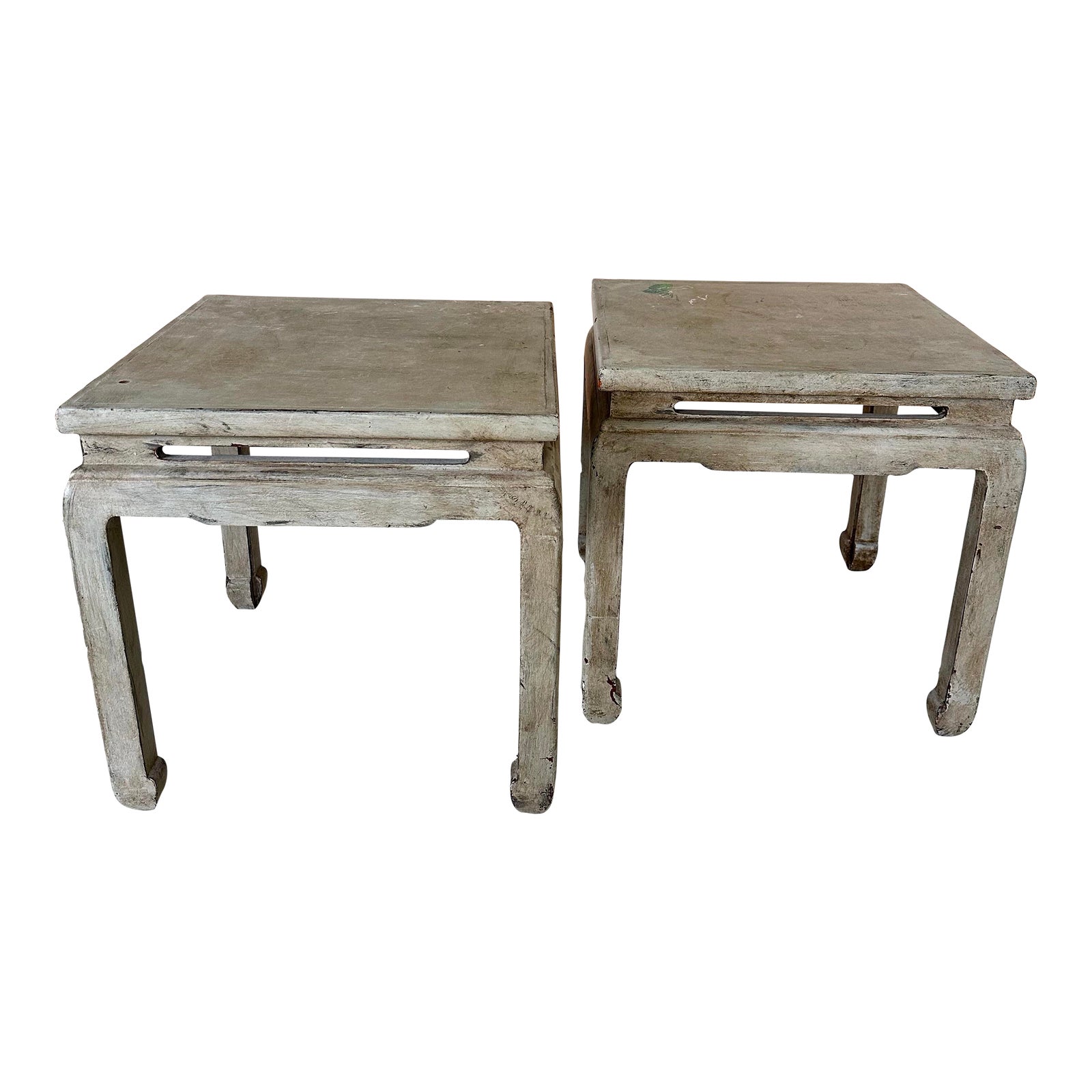Pair of Chinese Side Tables | Chairish