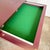 Postmodern Purple Lacquer Laminate Extendable Card/Dining Table With ...