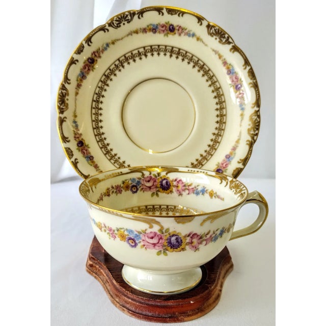 Vintage Royal Ivory “The Festival” Tea Cups & Saucers - Set of 12 ...