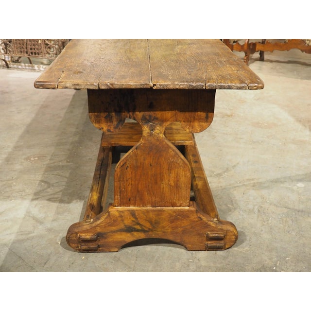 A Unique French Alpine Dining Table Composed of Antique Elements From ...