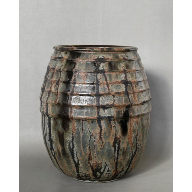 Belgian Art Pottery Vase by Roger Guérin - 1920s Bouffioulx Belgium ...