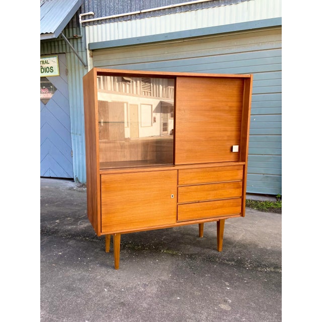 Mid 20th Century Friedrich Beckmann for Exclusive Bookcase or Dry Bar ...