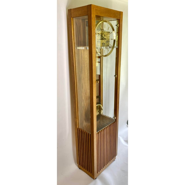 Mid Century Modern George Nelson Floor Clock for Howard Miller | Chairish