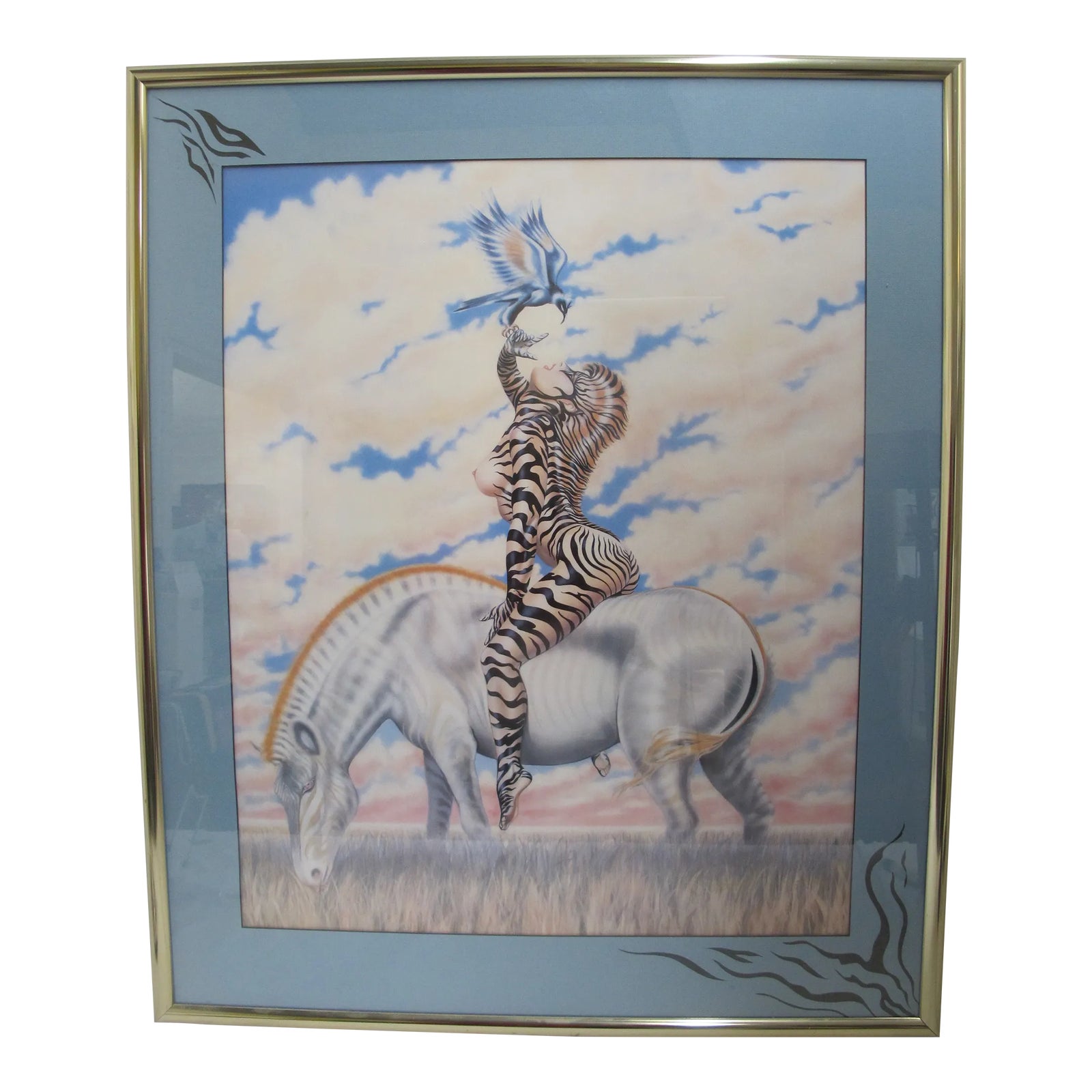 Olivia De Berardinis Heavy Metal Zebra Lady Signed Limited Edition ...