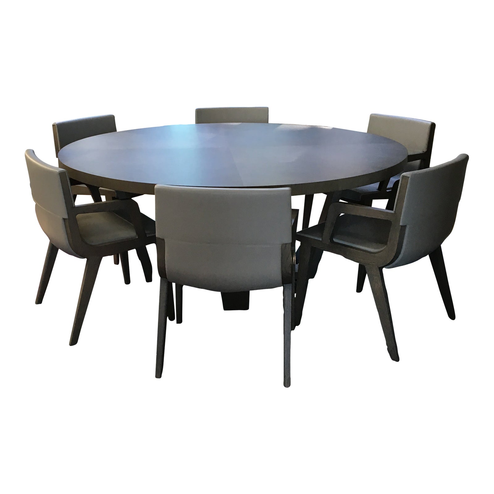 Maxalto Xilos Dining Room Table and 8 Acanto Chairs With Arms - Set of ...