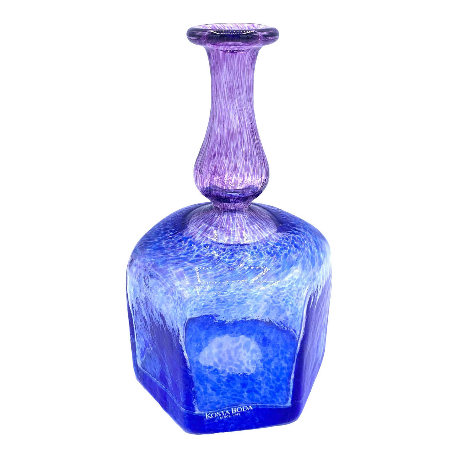 1970's Purple & Blue Kosta Boda Antikva Vase by Bertil Vallien #47835 ...