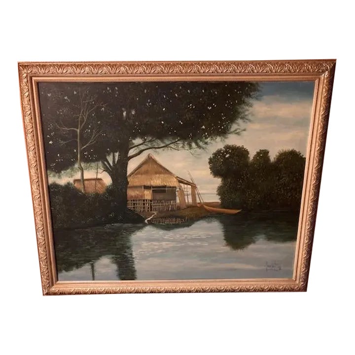 1970s Eddie Sarmiento, Framed | Chairish