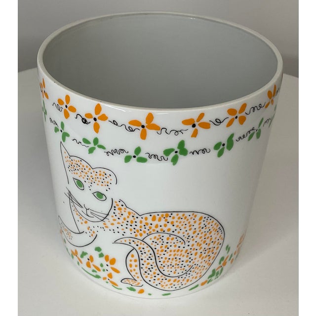 1970s Gloria Vanderbilt Cats Meow Sigma Taste Setter Planter | Chairish