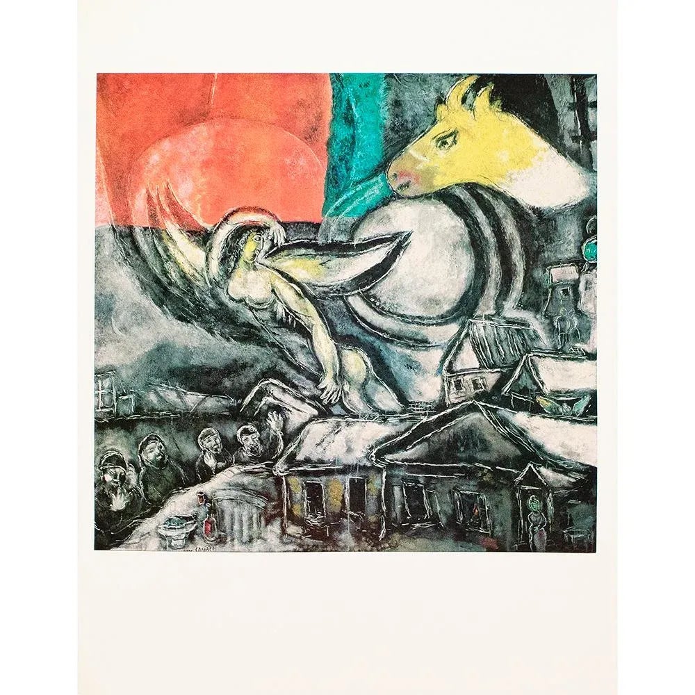 1972 After Marc Chagall "Easter", Full-Color Parisian Print | Chairish