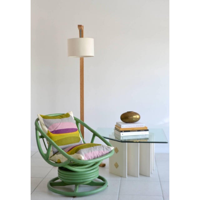 White Lacquered Side Tables - a Pair | Chairish