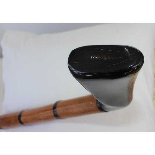 Antique English Walking Stick Cane With Bone Handle | Chairish