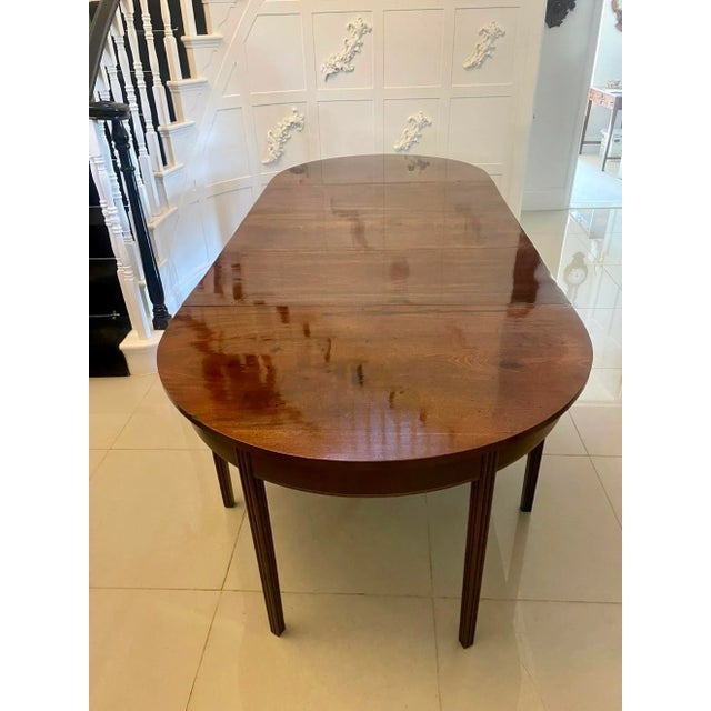 George III Figured Mahogany Metamorphic Dining Table, 1800s | Chairish