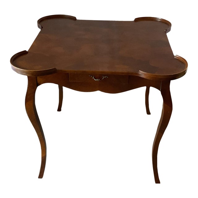 1940s English Clover Card Table | Chairish