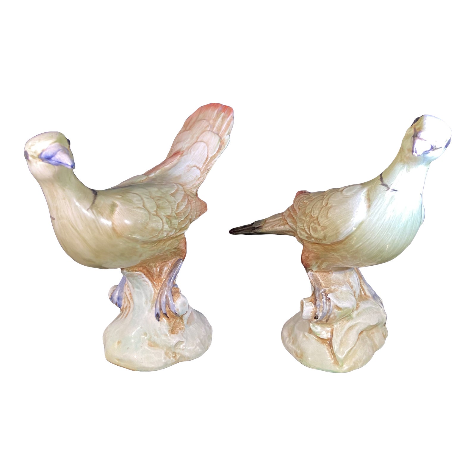 Pair of Mid Century Italian Bird Figurines | Chairish