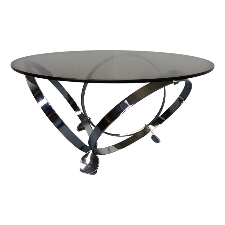 Space Age Glass Coffee Table by Knut Hesterberg for Ronald Schmitt ...