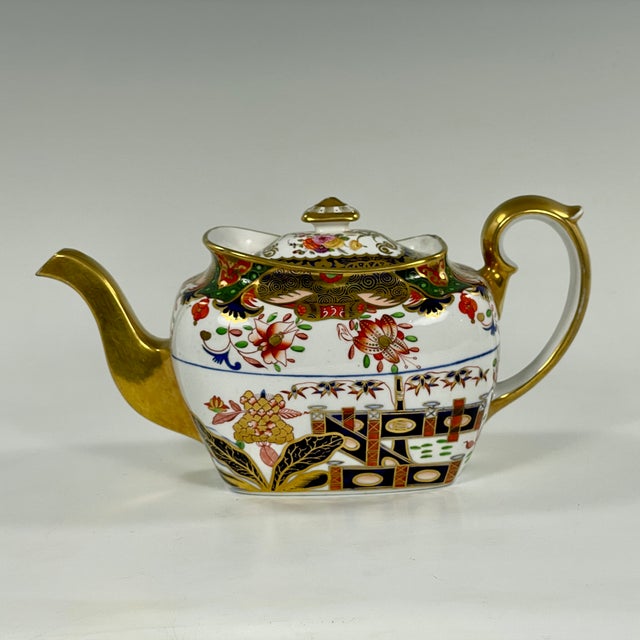 Early 19th Century Imari Spode Teapot, Pattern 967 | Chairish