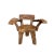 Early 20th Century Raw Wood Live Edge Chair | Chairish