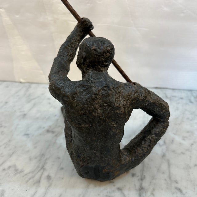 Hand Forged Iron Sculpture | Chairish