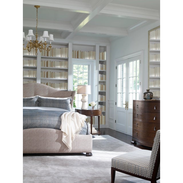 Century Furniture Baskin Upholstered Bed, King | Chairish