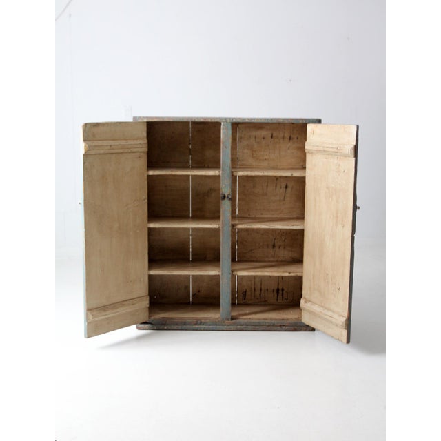 Antique Primitive Cupboard Cabinet | Chairish