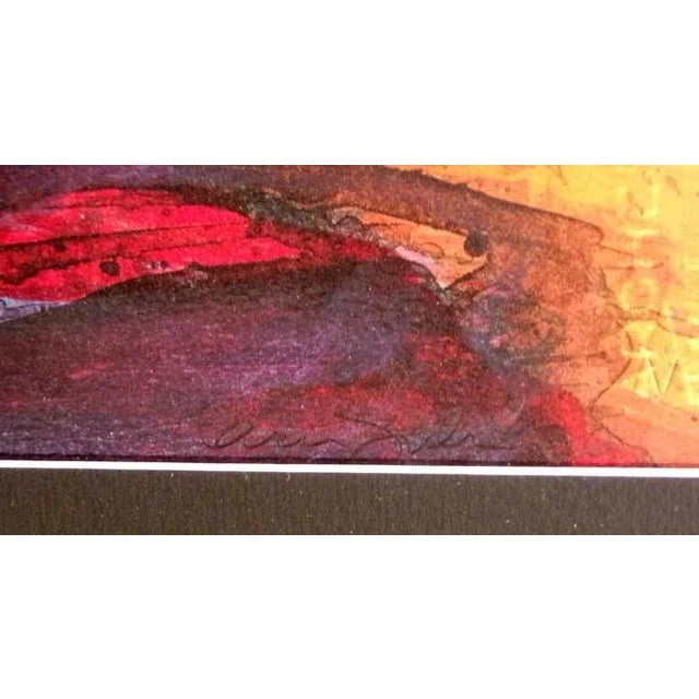 Larry Fodor "Apace Dancer 6" Original Limited Edition Lithograph | Chairish