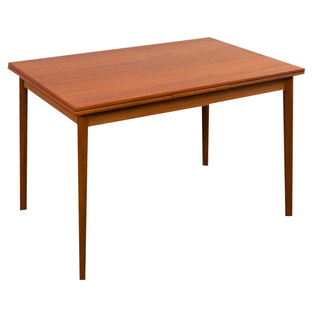 Teak Extendable Dining Table by Ar Mobler, Denmark, 1960s | Chairish