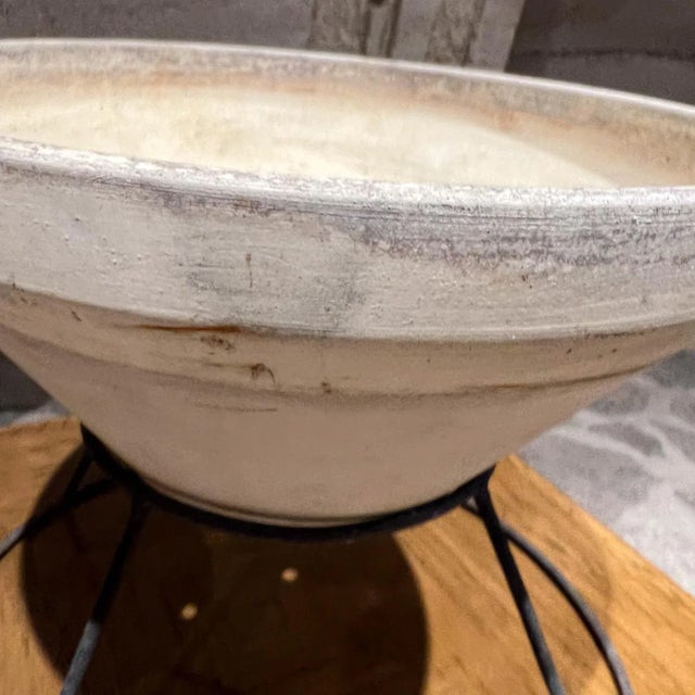 Vintage Bauer Pottery Planter Pot and Stand Los Angeles | Chairish