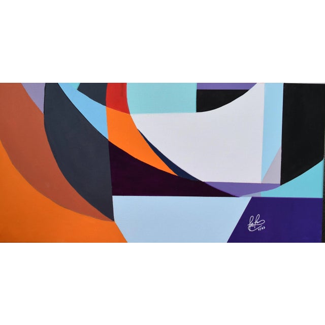 Harmonious Fusion Abstract Painting by Percy Rivera | Chairish