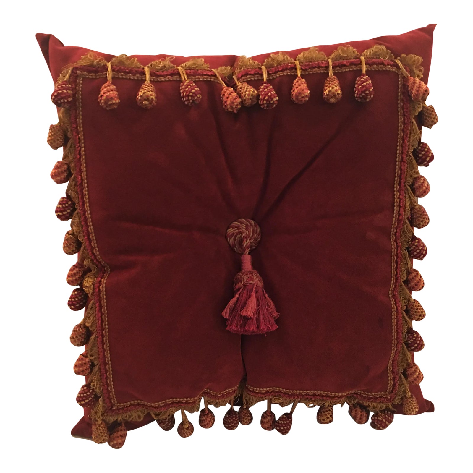 Custom-Made Large Square Decorative Pillow | Chairish