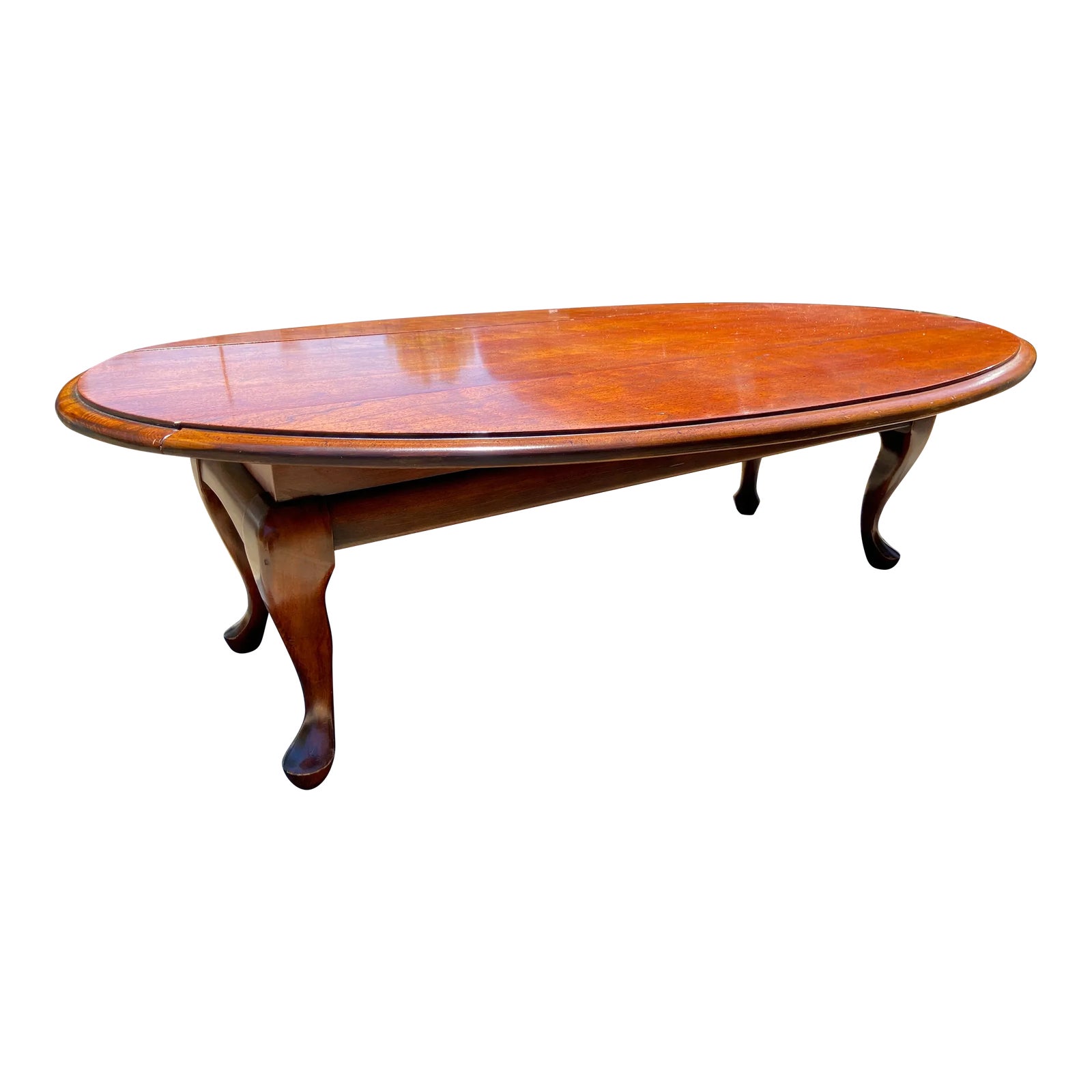 1990s Vintage Drop Leaf Coffee Table | Chairish