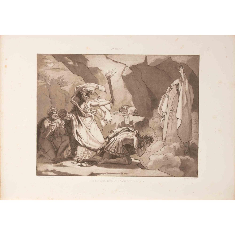 Jules Bertrand Gélibert, King Saul Before the Shade of Samuel ...