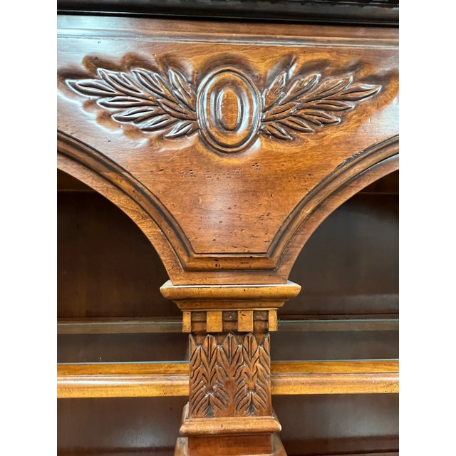 Hickory White Bookcase | Chairish