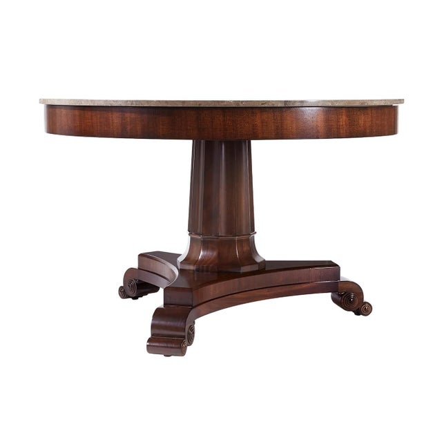 Classical Round Center Table | Chairish