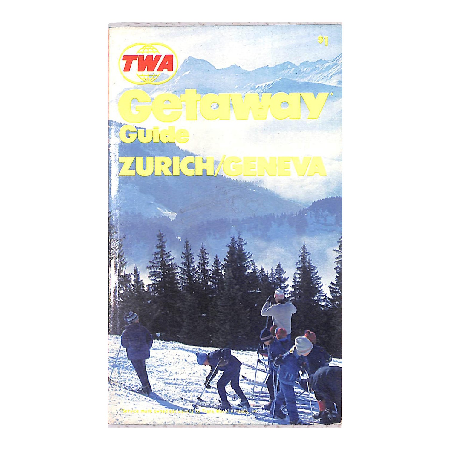 "Twa Getaway Guide Zurich/ Geneva" 1971 Keown, Ian M. | Chairish